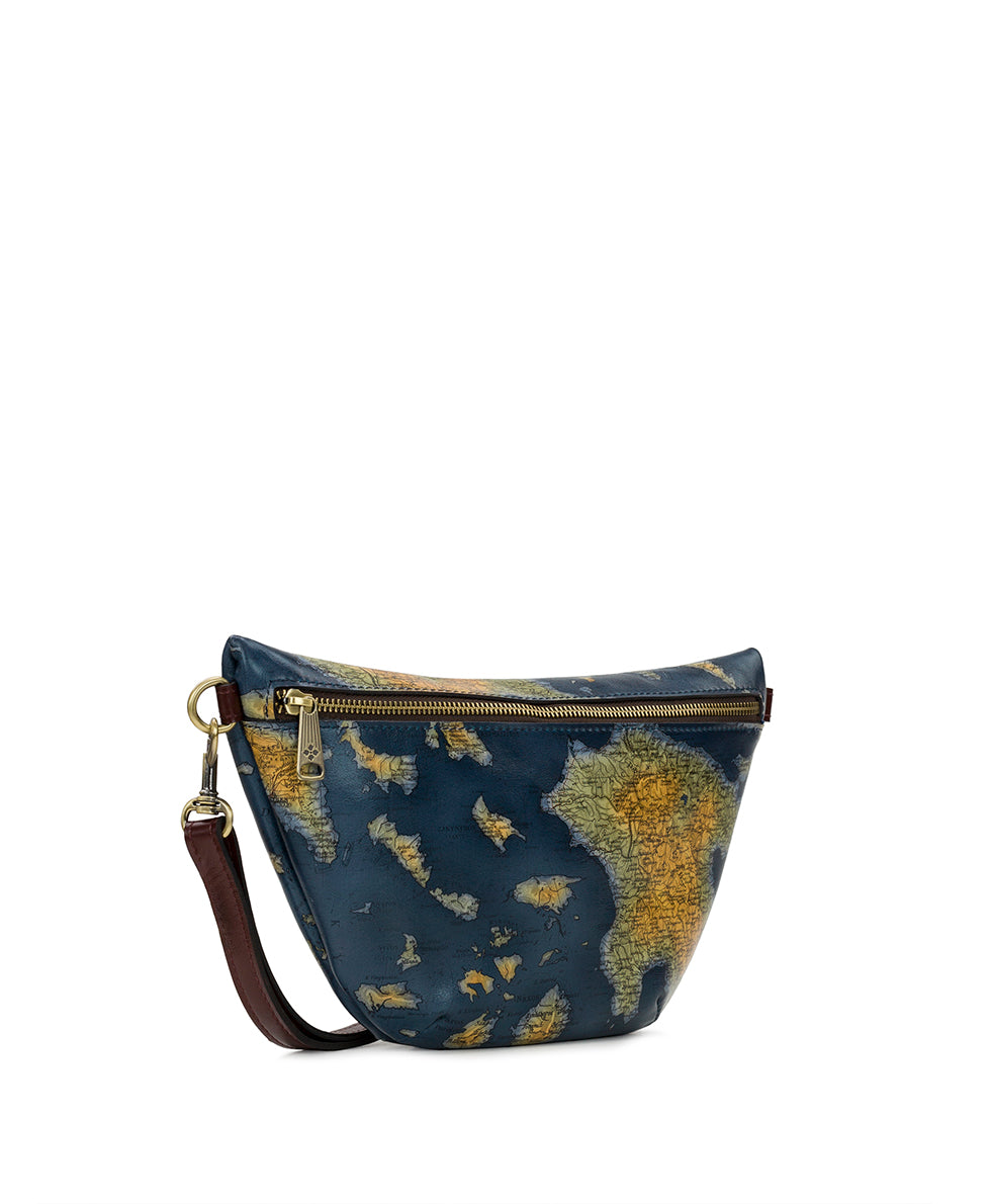 Tinchi Belt Bag - Greek Map – Patricia Nash