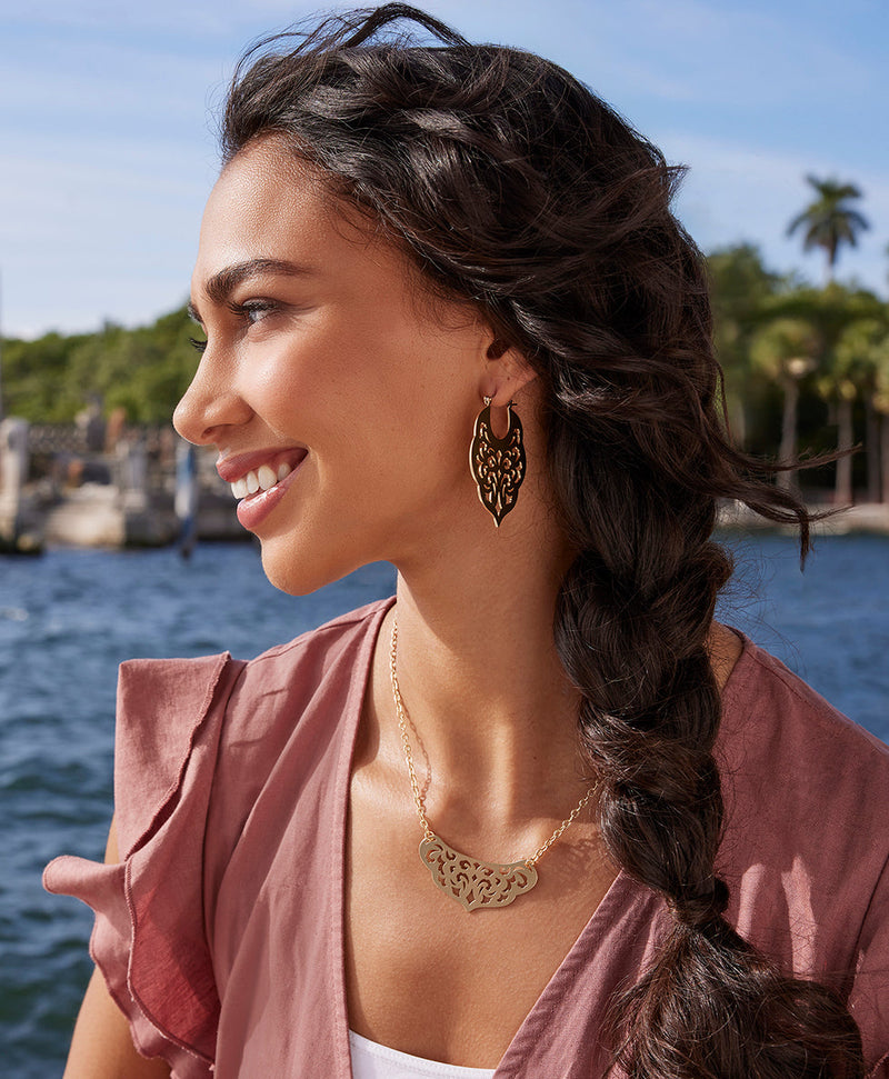 Renaissance Short Pendant - Renaissance Laser Cut – Patricia Nash