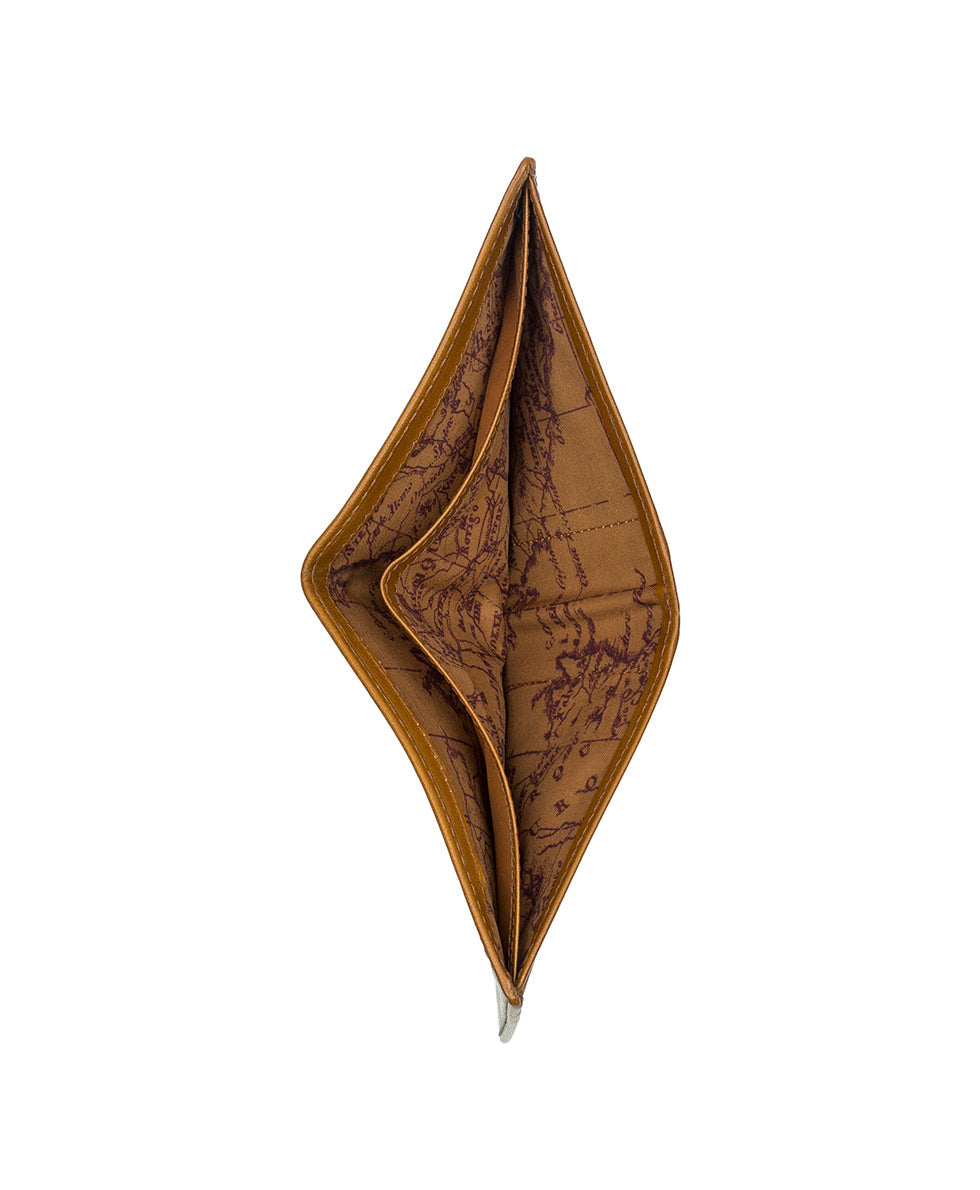 Double Billfold ID Wallet - Hand Stained Heritage – Patricia Nash