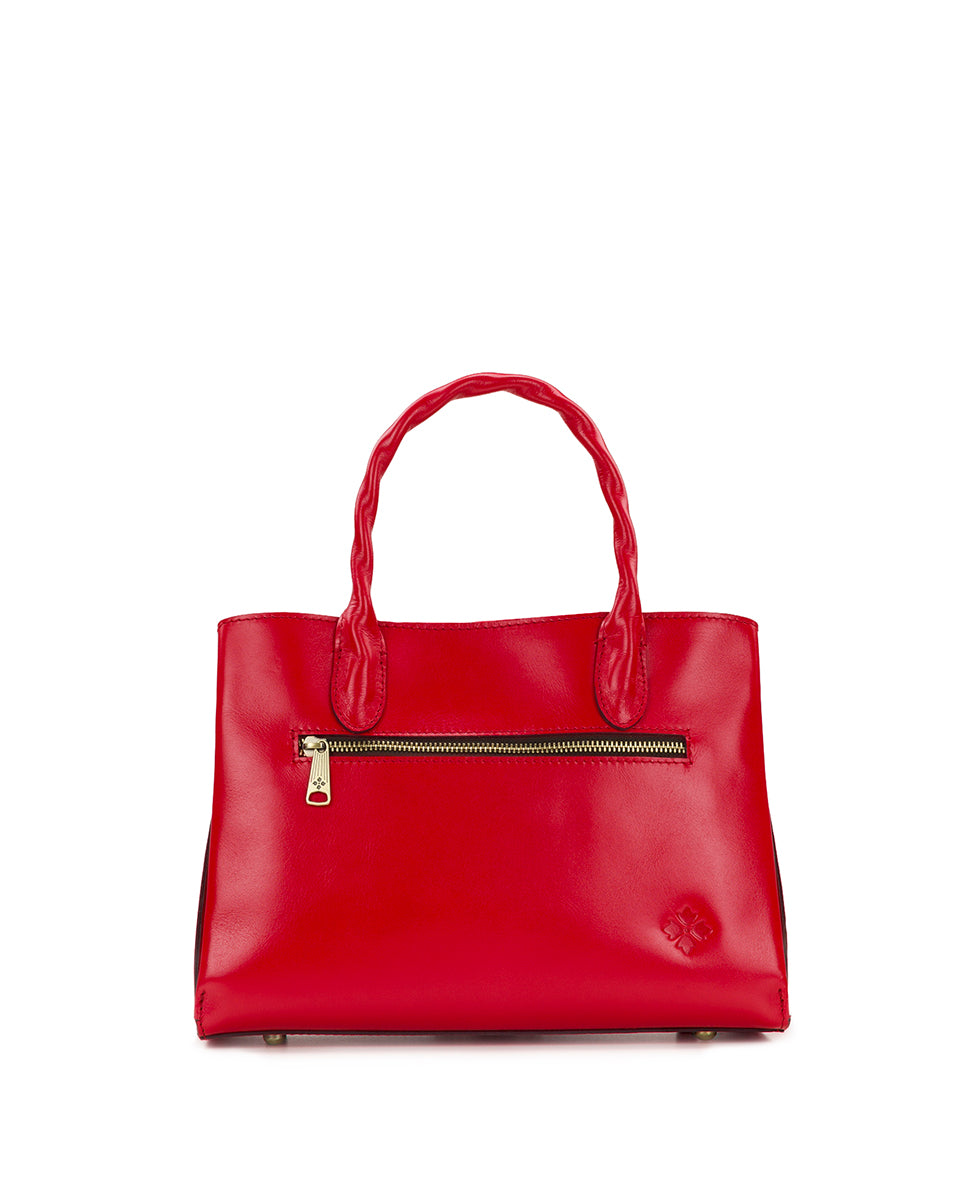 Genovese Satchel - Vintage Veg Tan Rose Tooled – Patricia Nash