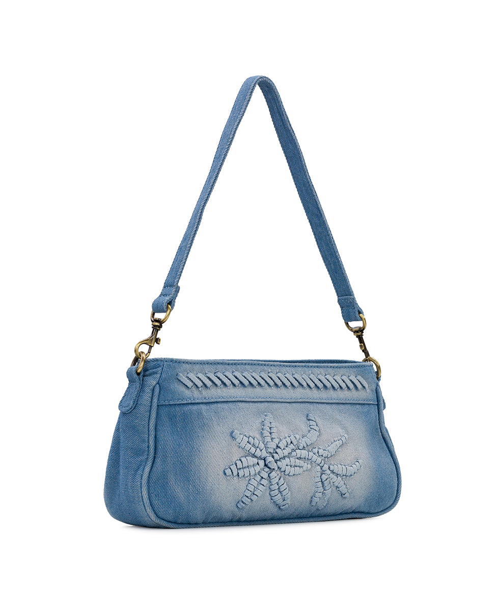 Nova Crossbody | Lacing Denim Bag | Patricia Nash