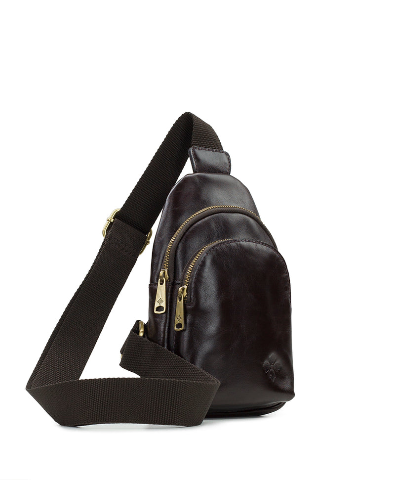 Louetta Sling Crossbody - Vintage Distressed Leather – Patricia Nash