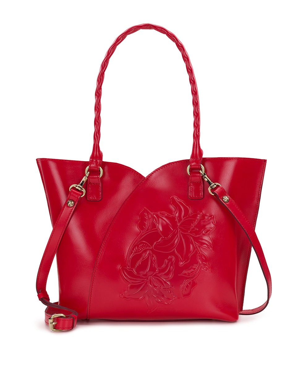 Marion Tote - Parisian Floral Tooled – Patricia Nash