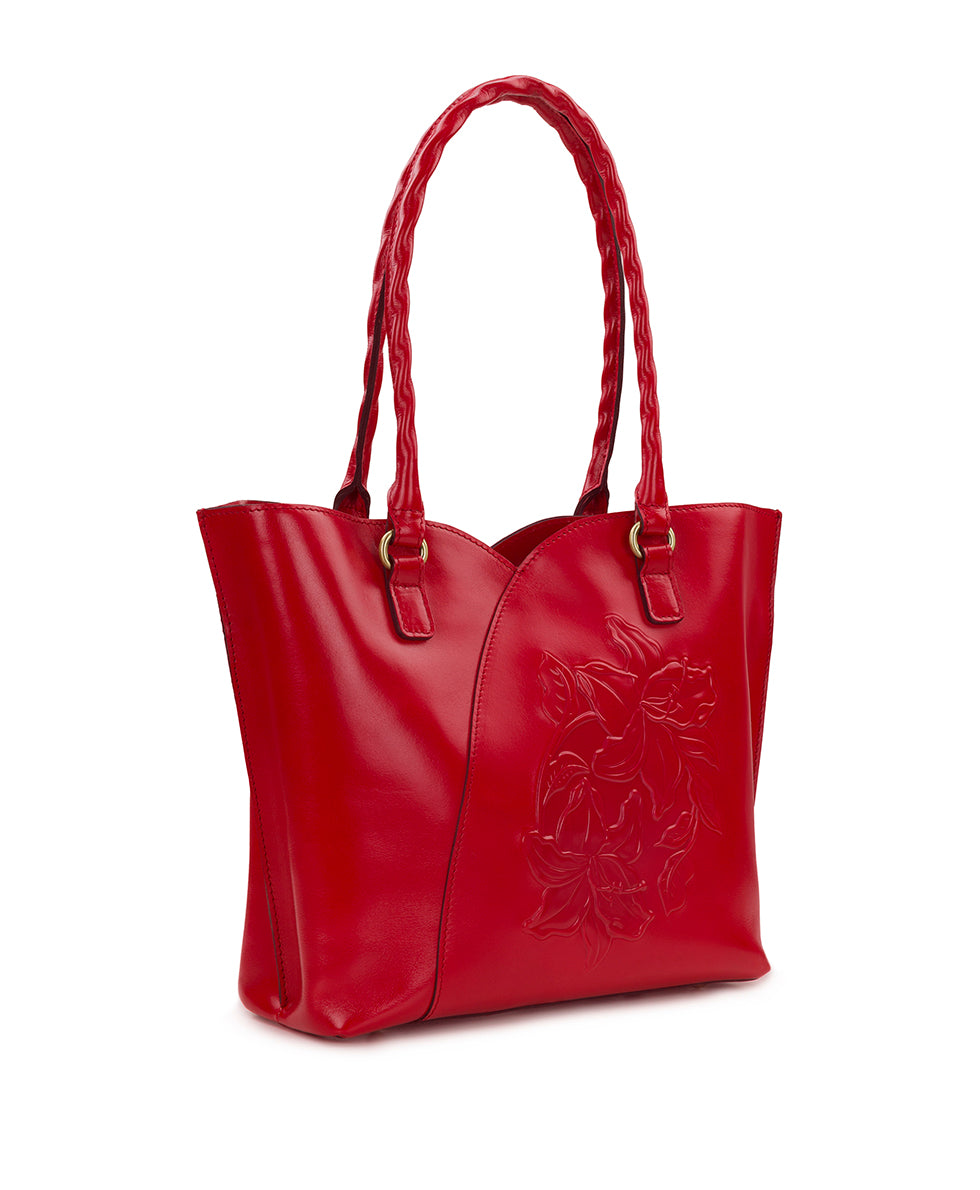 Marion Tote - Parisian Floral Tooled – Patricia Nash