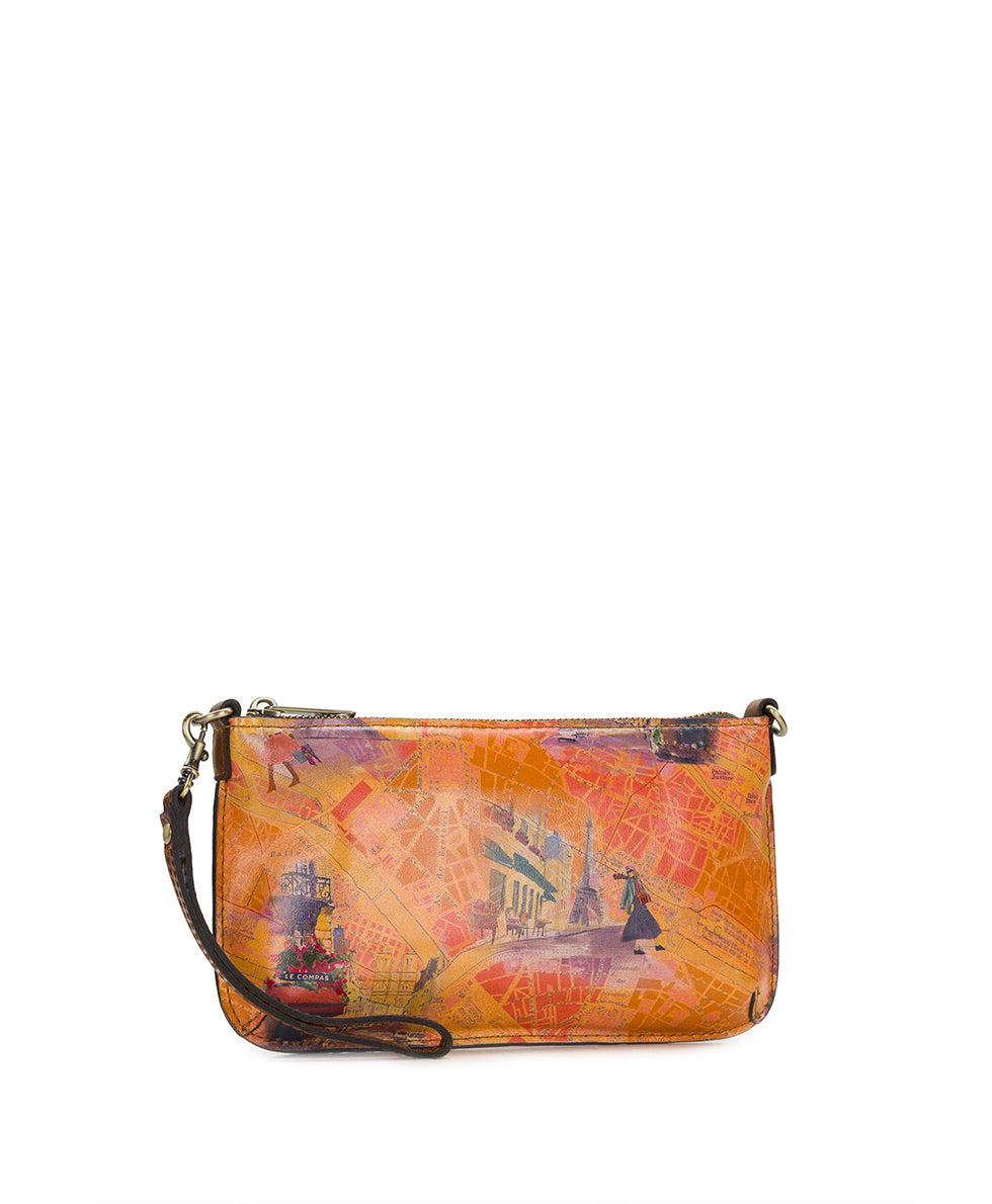 Laurina Wristlet - Paris Map – Patricia Nash