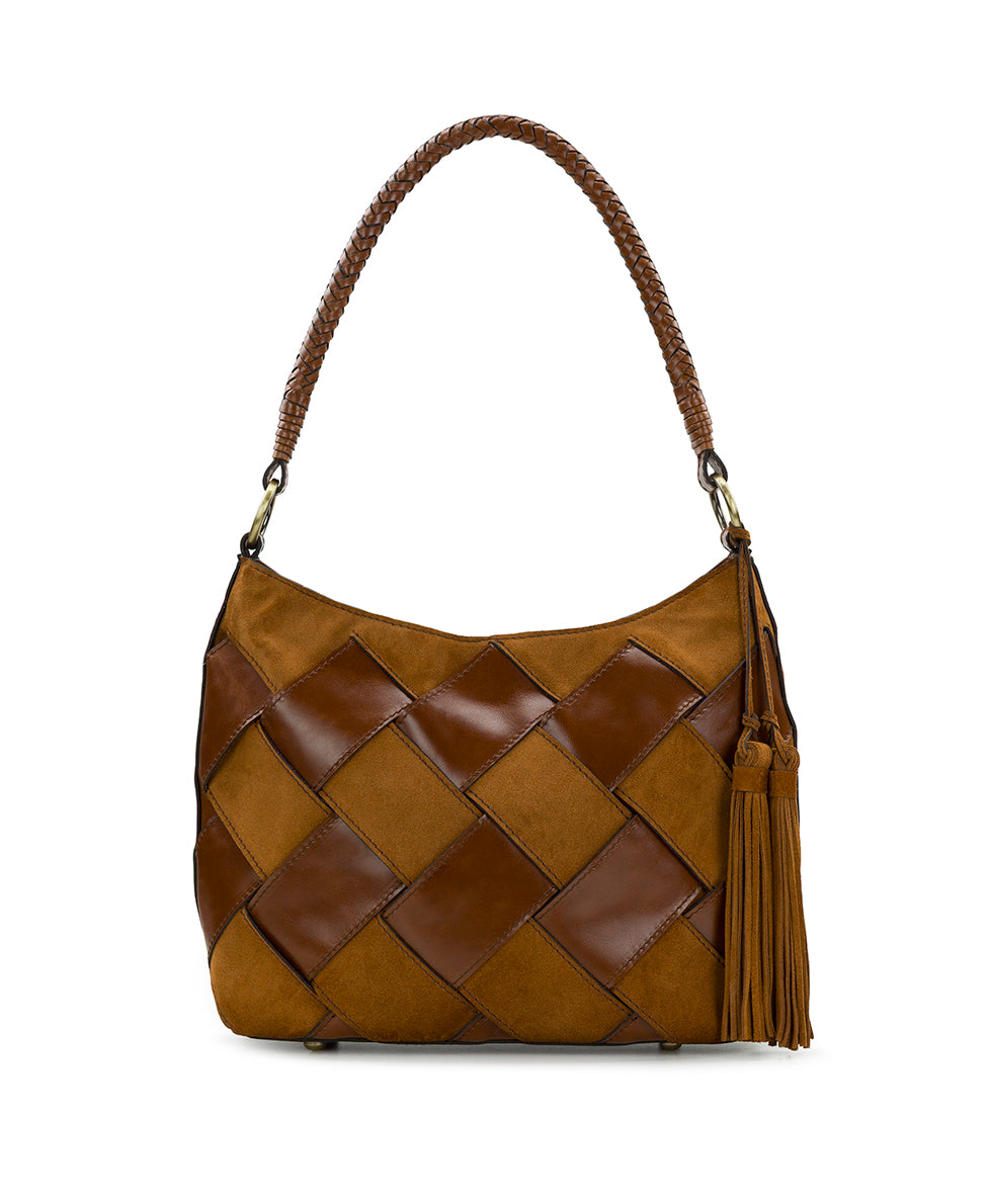 Castelli Hobo - Suede Leather Weave – Patricia Nash